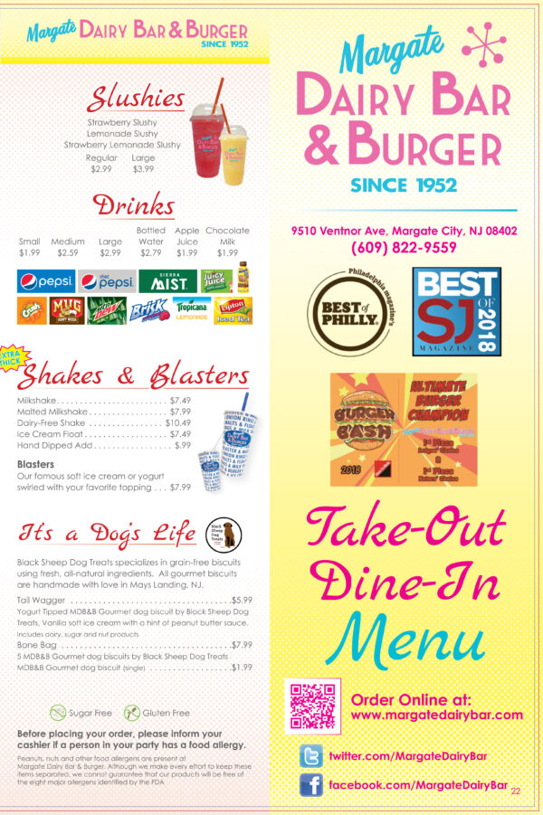 Frozen Treats – Margate Dairy Bar & Burger